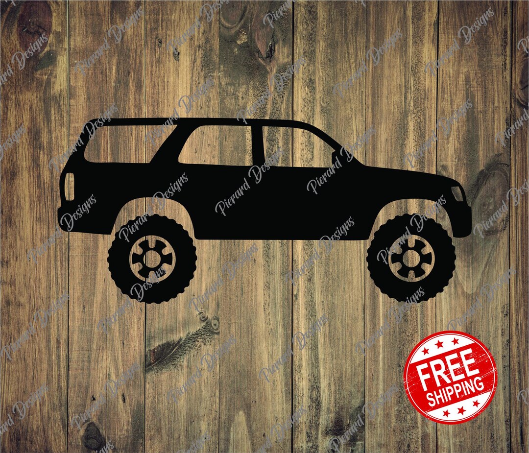 3rd Gen Toyota 4runner Silhouette Decal – Classic SUV Off-road Vinyl ...