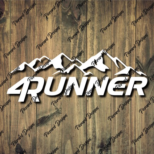 Toyota 4runner With Mountains Vinyl Decal - Etsy