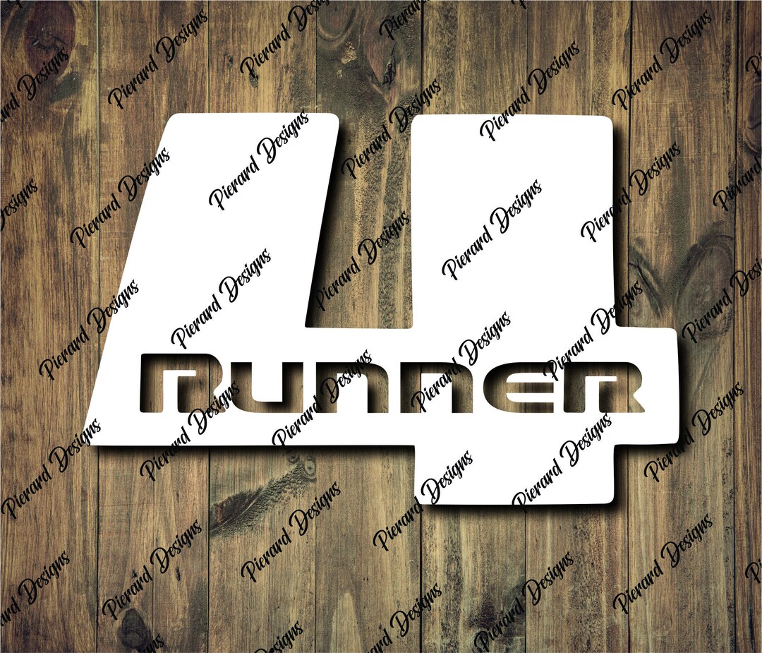 Sporty Upgrade: 4runner Badge Vinyl Decal for Your SUV - Etsy