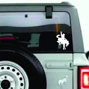 Ride With Bigfoot: 6th Gen Bronco Decal Featuring Sasquatch Cowboy - Etsy