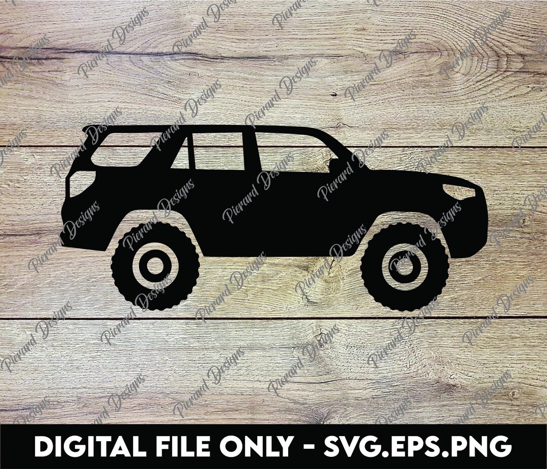 Toyota 4runner Fifth Generation 5th Gen - SVG, PNG, EPS Digital Files ...