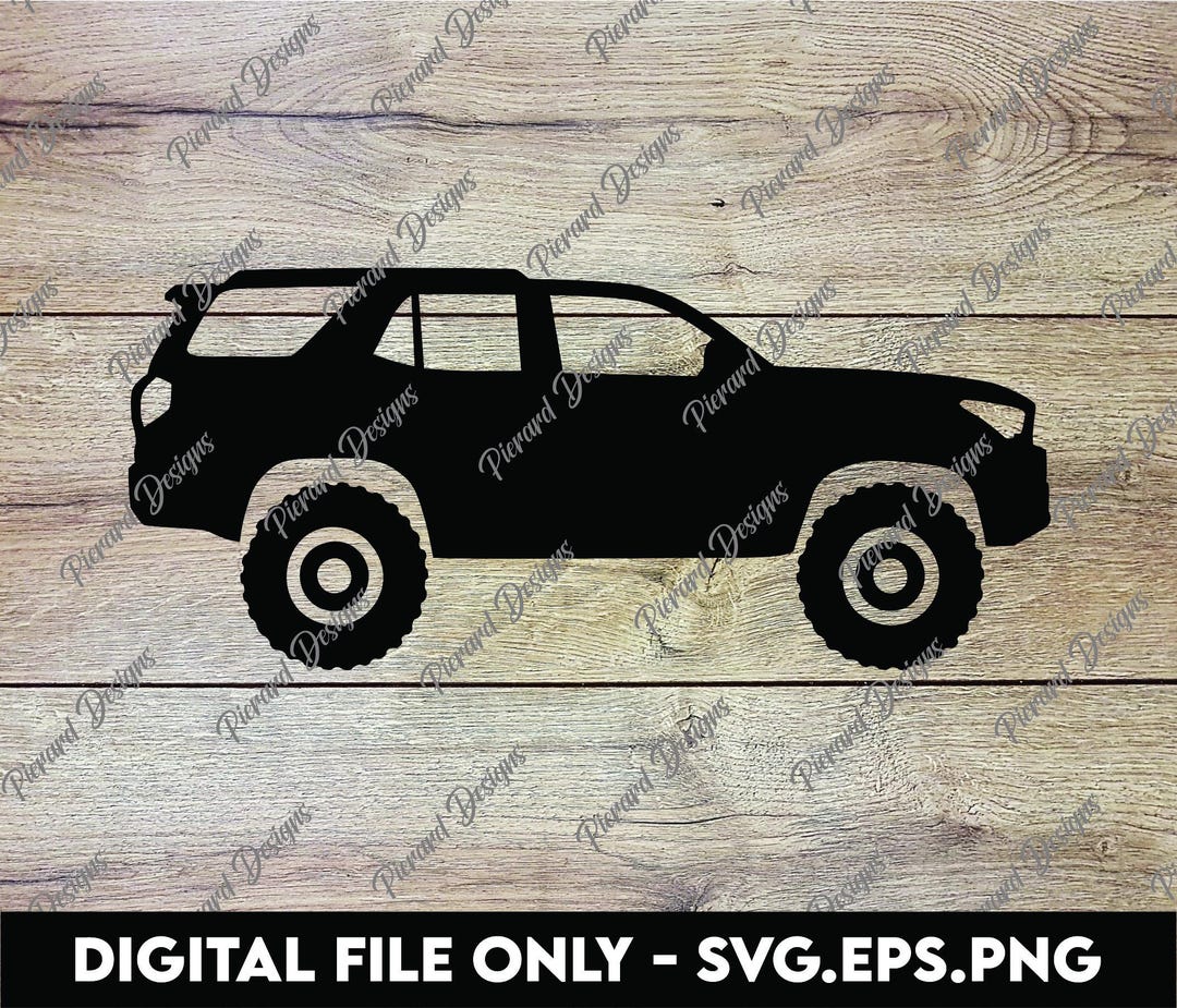 Toyota 4runner 6th Gen - SVG, PNG, EPS Digital Files - Etsy