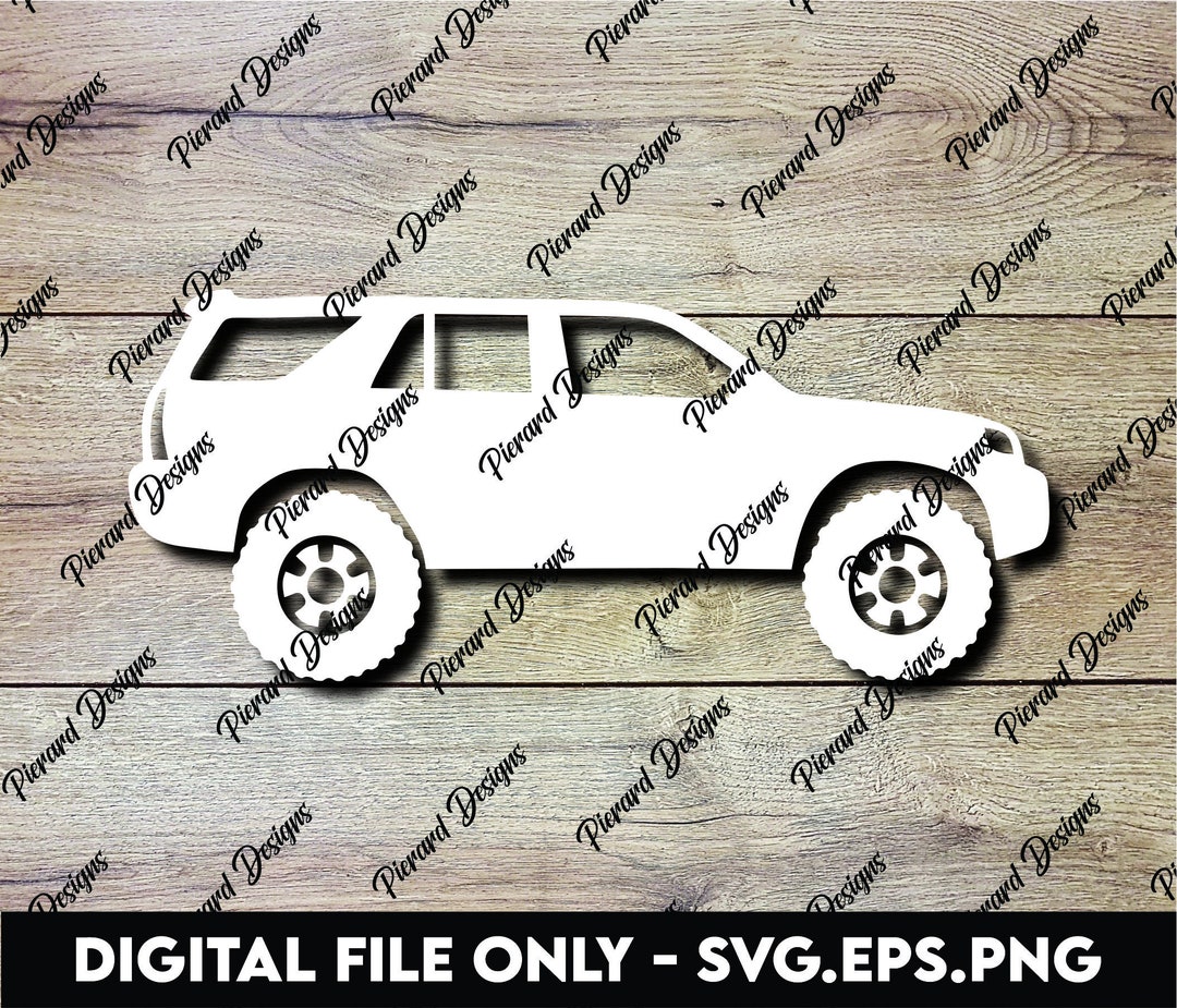 Toyota 4runner Fourth Generation 4th Gen - SVG, PNG, EPS Digital Files ...