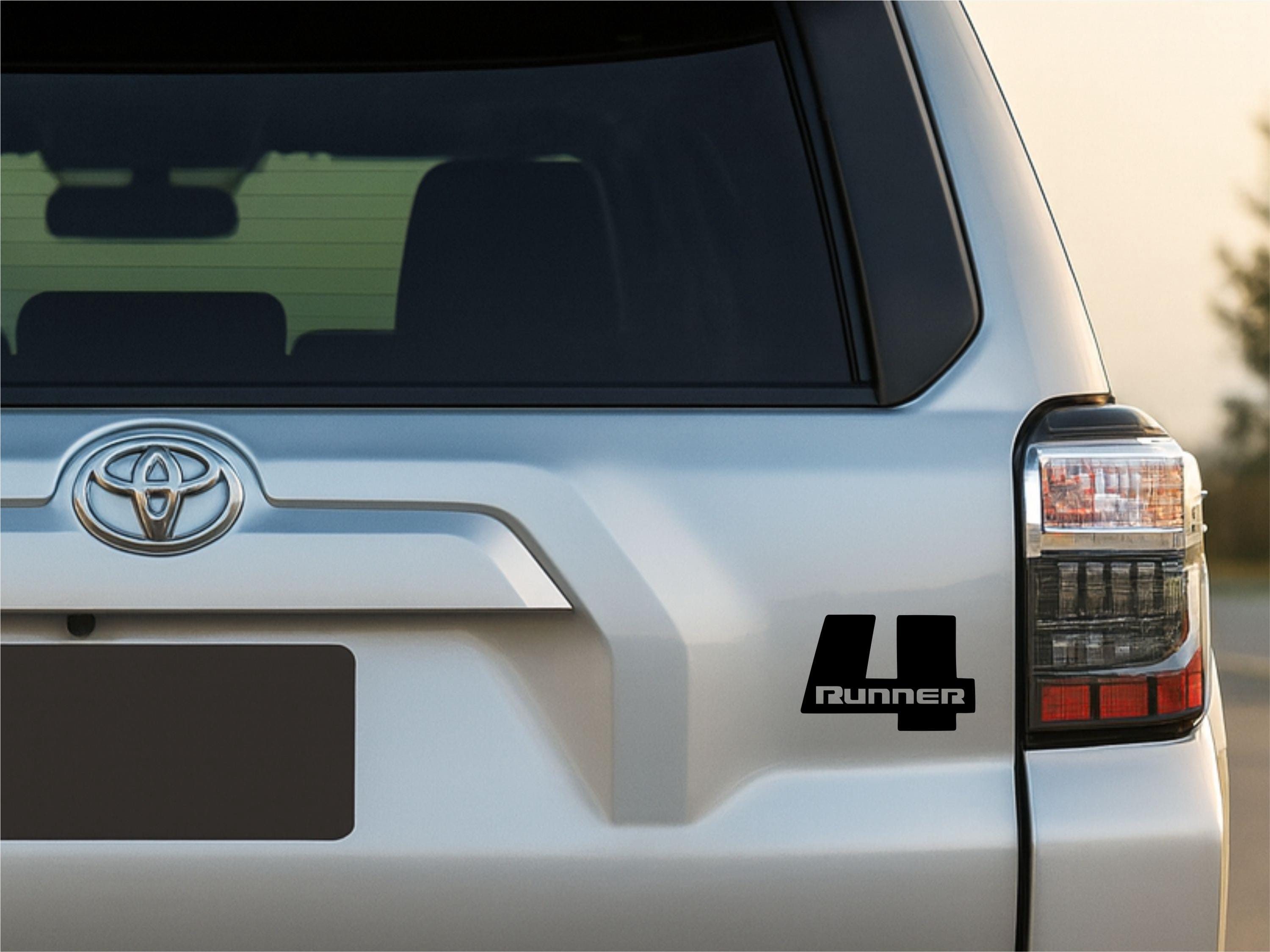 4runner Logo - Bold “4” With Runner Text Cut File - SVG, PNG, EPS ...