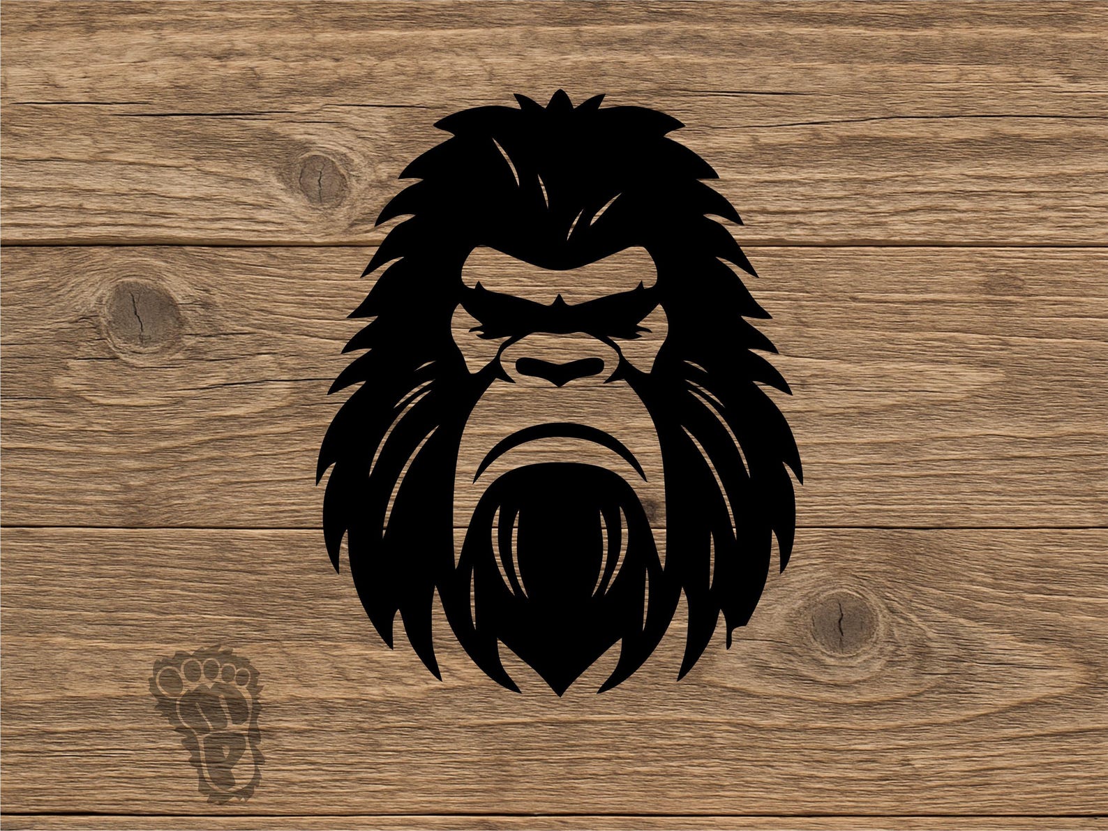 Make Your Ride More Fun With a Bigfoot Sasquatch Face Vinyl Decal - Etsy