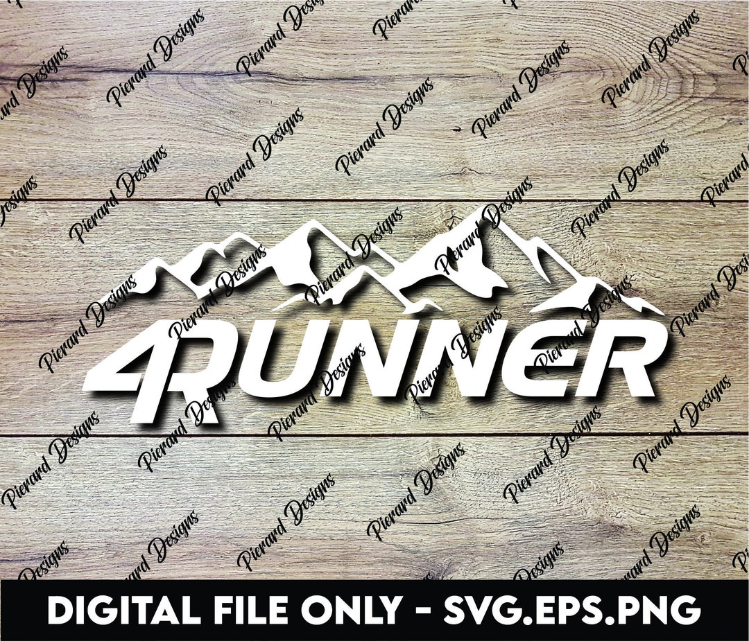 Digital Artwork of Toyota 4runner With Mountains - Perfect for T-shirt ...