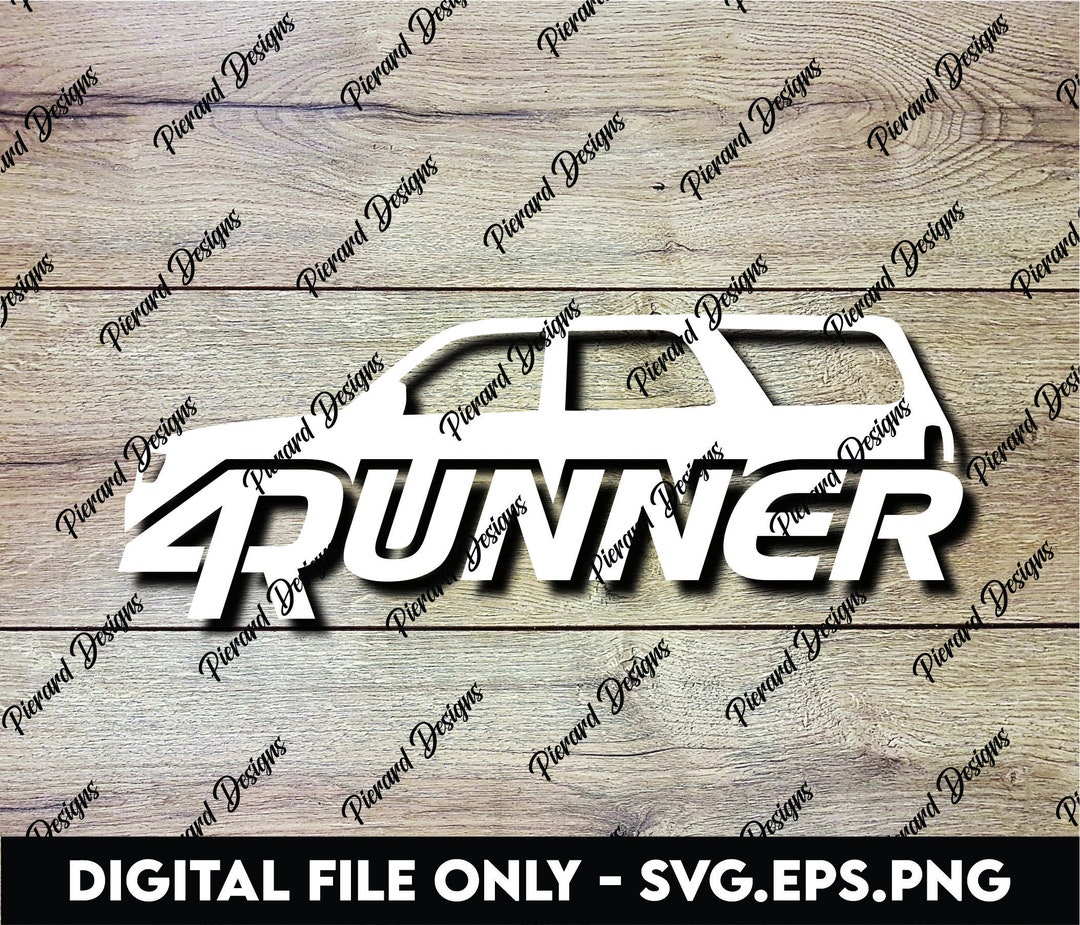 Customize Your Ride With 3rd Gen Toyota 4runner Silhouette - Digital ...