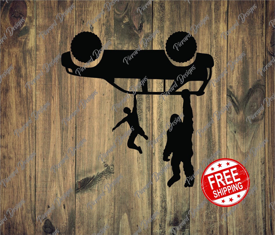Bigfoot Sasquatch and Driver Hanging 4th Gen 4runner Vinyl Decal - Etsy