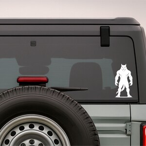 Dogman Alpha | Cryptid Silhouette Cut File | Dogman Clipart: SVG, PNG ...
