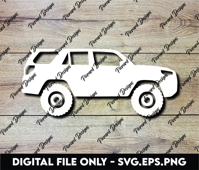 Toyota 4runner Fifth Generation 5th Gen SVG, PNG, EPS Digital Files - Etsy