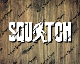 Squatch Silhouette - Etsy