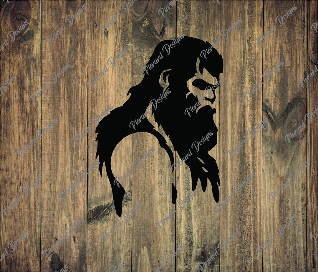 Bigfoot Sasquatch Profile Vinyl Decal - Etsy