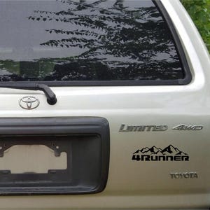 4runner Mountain SVG With Updated Font - Toyota 4runner Digital Design ...