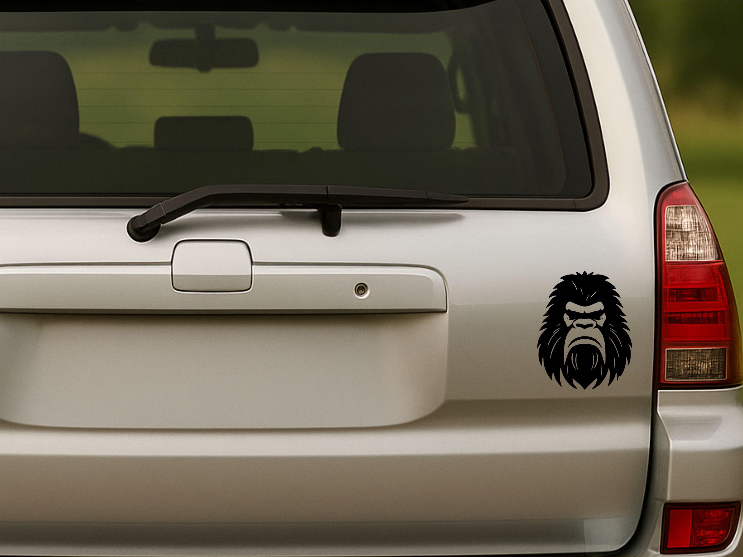 Make Your Ride More Fun With a Bigfoot Sasquatch Face Vinyl Decal - Etsy