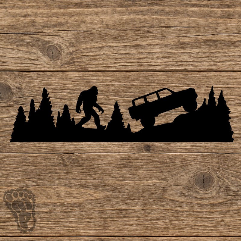 Cryptid Bronco Decal - Etsy
