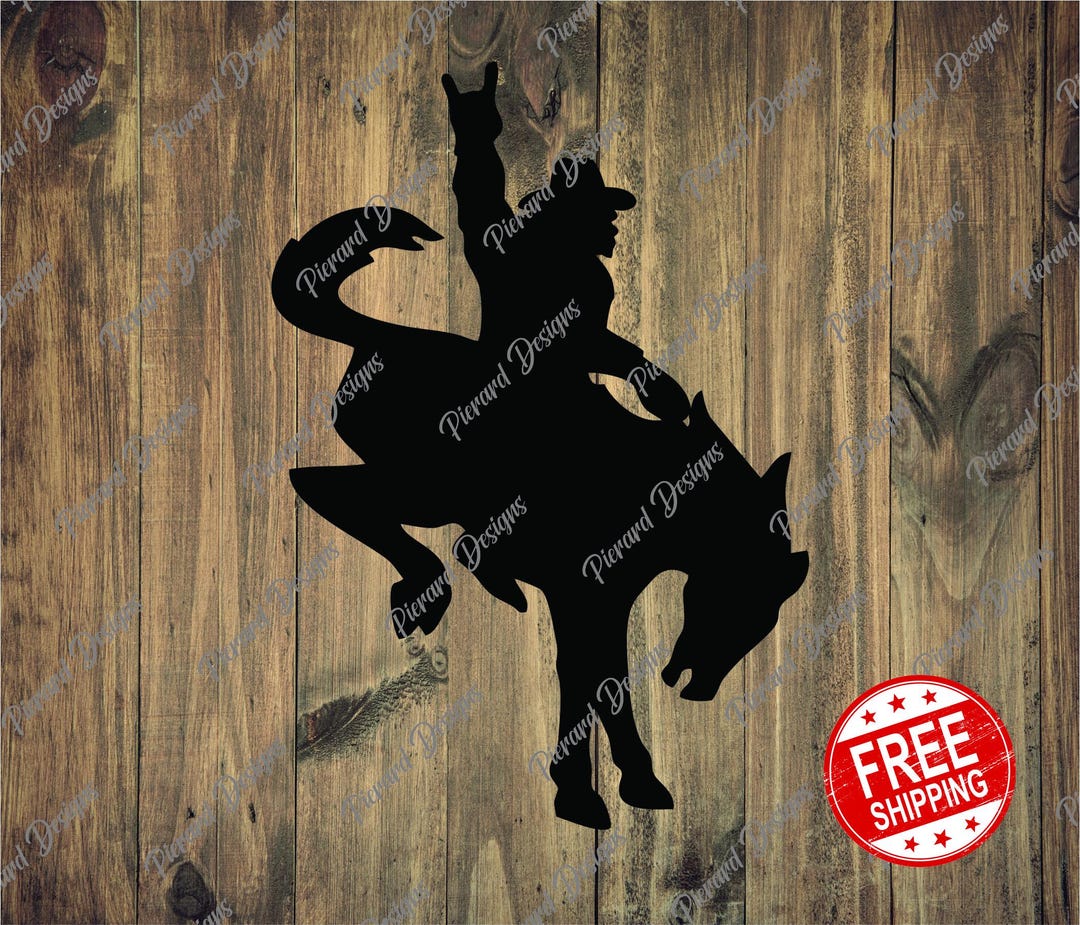 Ride With Bigfoot: 6th Gen Bronco Decal Featuring Sasquatch Cowboy - Etsy