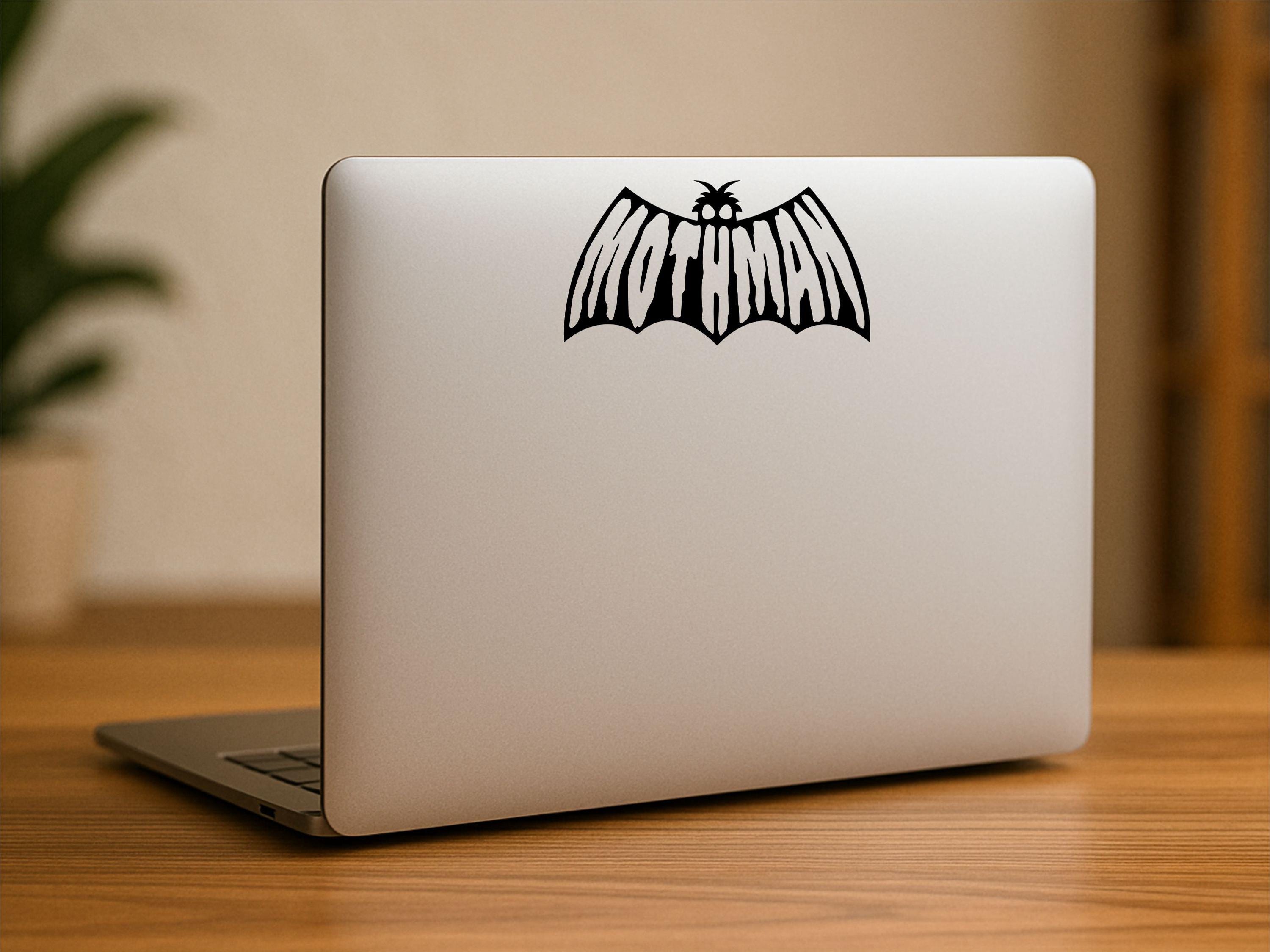 Mothman Wings Logo Decal | Cryptid Head in Wing Design - SVG, PNG, EPS ...
