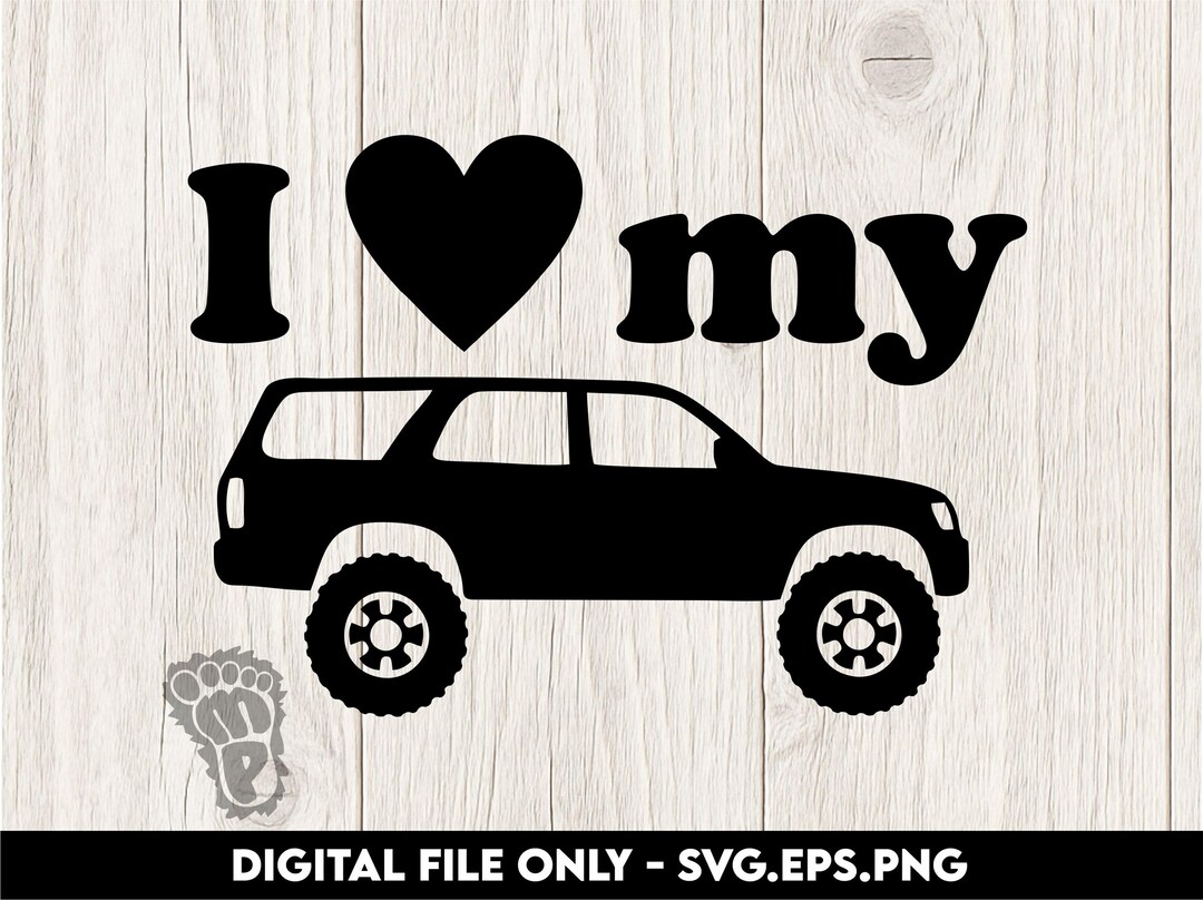 3rd Gen Off-road Toyota 4runner Design: SVG, PNG, EPS Digital Files - Etsy