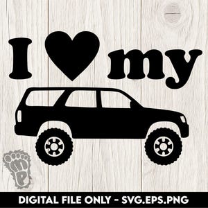 3rd Gen Off-road Toyota 4runner Design: SVG, PNG, EPS Digital Files - Etsy