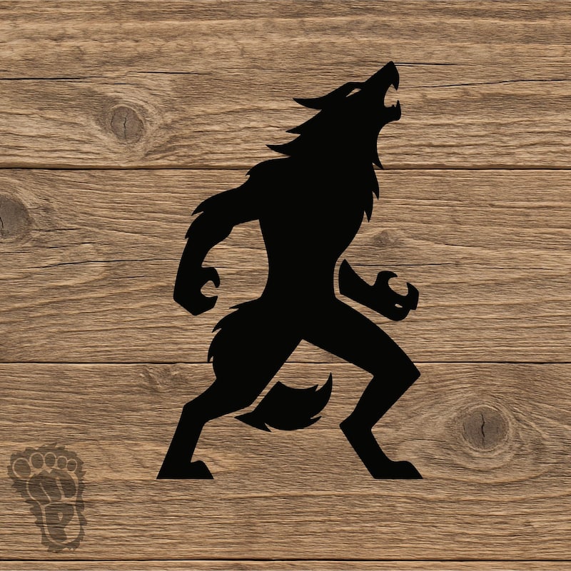Dogman Cryptid Stickers - Etsy