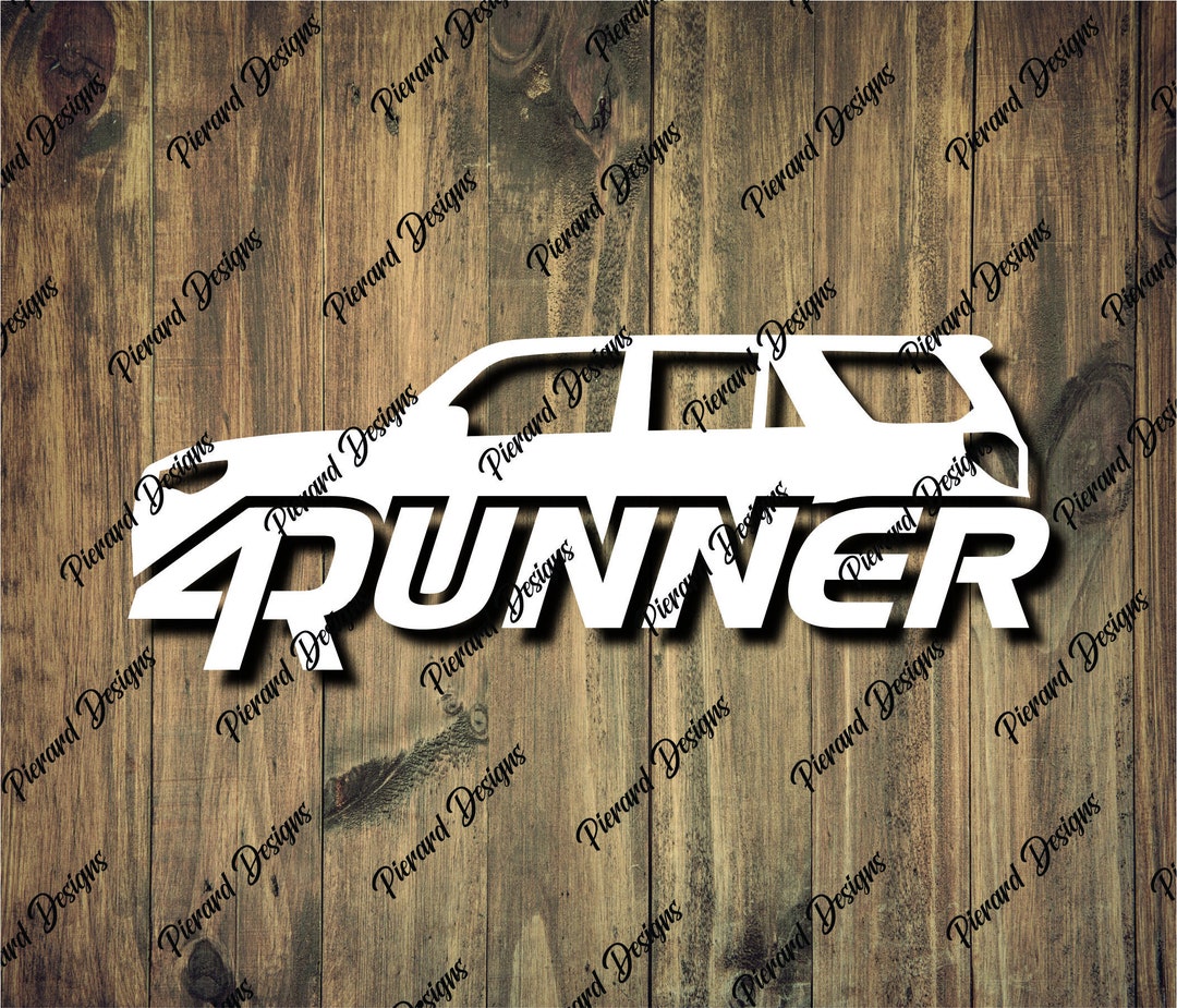 Upgrade Your 4runner With a Durable Silhouette Vinyl Decal for the 5th ...