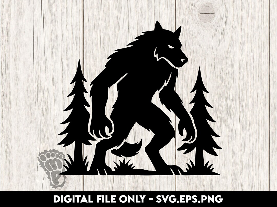 Dogman Forest Watch Digital Design - SVG, PNG, EPS Digital Files - Etsy