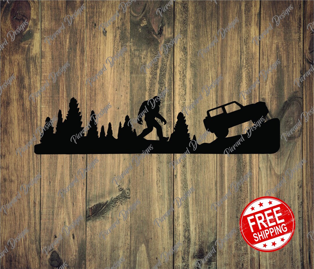 Bigfoot Sasquatch 6th Gen Ford Bronco 2 Door Vinyl Decal - Etsy