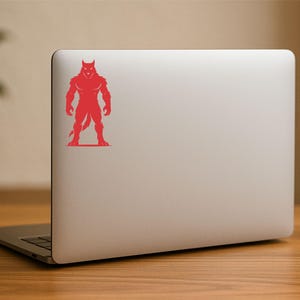 Dogman Alpha | Cryptid Silhouette Cut File | Dogman Clipart: SVG, PNG ...