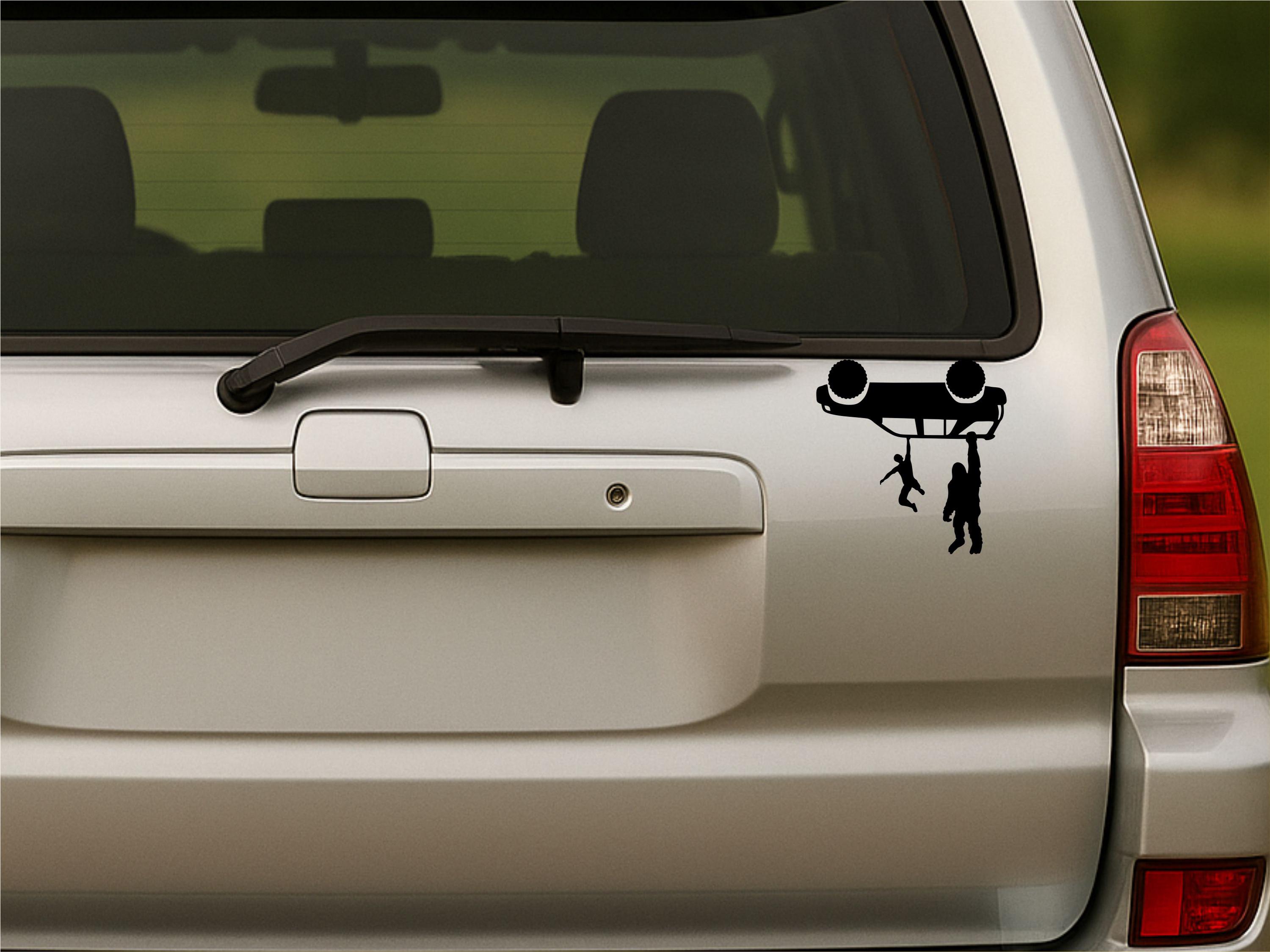 Bigfoot Sasquatch and Driver Hanging 4th Gen 4runner - SVG, PNG, EPS ...