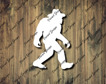 Bigfoot Sasquatch Silhouette Vinyl Decal - Etsy