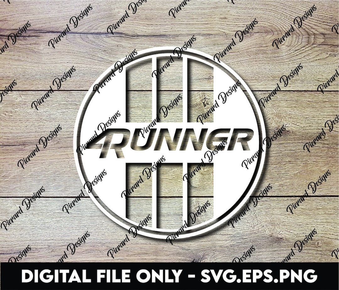 Toyota 4runner Badge - SVG, PNG, EPS Digital Files - Etsy