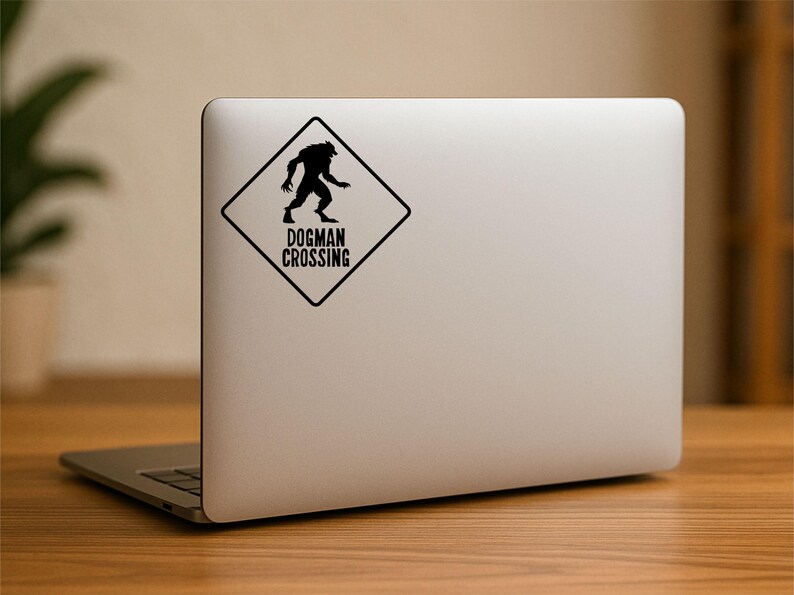 Dogman Crossing Sign Vinyl Decal - Etsy