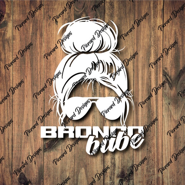 Ford Bronco Girl Decal - Etsy