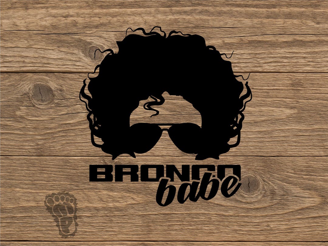 Ford Bronco Curly Babe Style Vinyl Decal - Personalize Your Ride! - Etsy