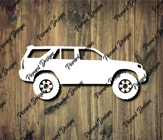 Toyota 4runner Fourth Generation 4th Gen SVG PNG EPS - Etsy