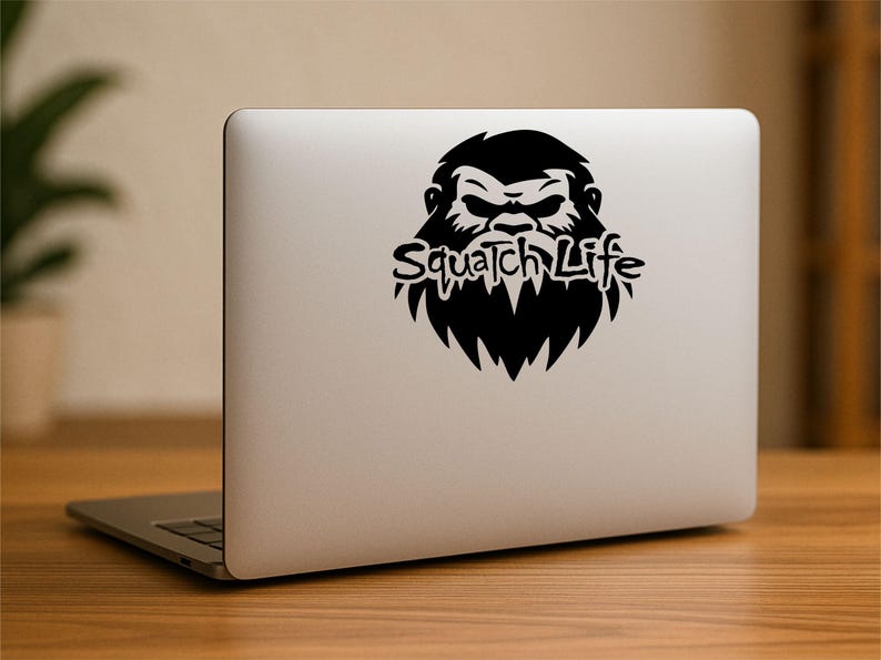 Bigfoot Sasquatch Full Head Squatch Life Vinyl Decal - Etsy