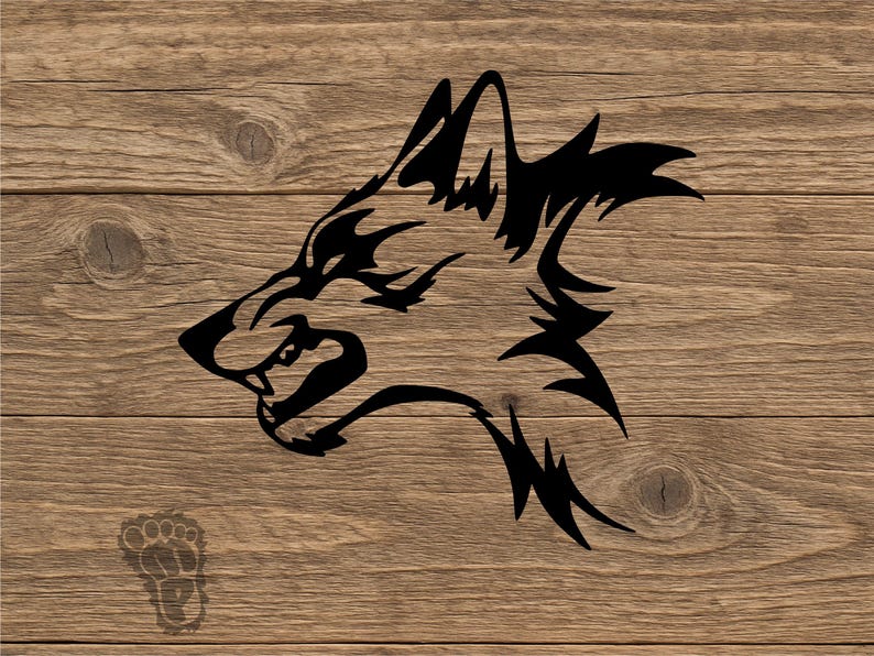 Dogman Revenant Vinyl Decal | Cryptid Wolfman Head Sticker for Truck or ...