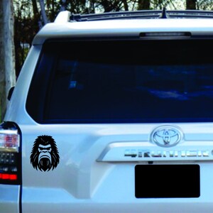 Make Your Ride More Fun With a Bigfoot Sasquatch Face Vinyl Decal - Etsy