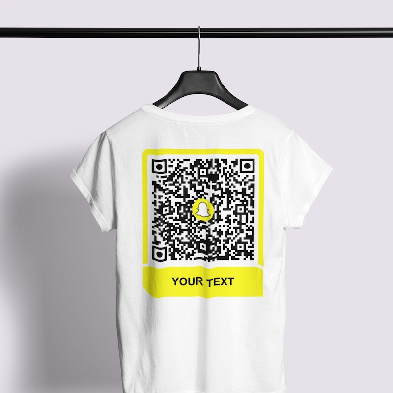 Snapchat Qr Code Shirt - Etsy