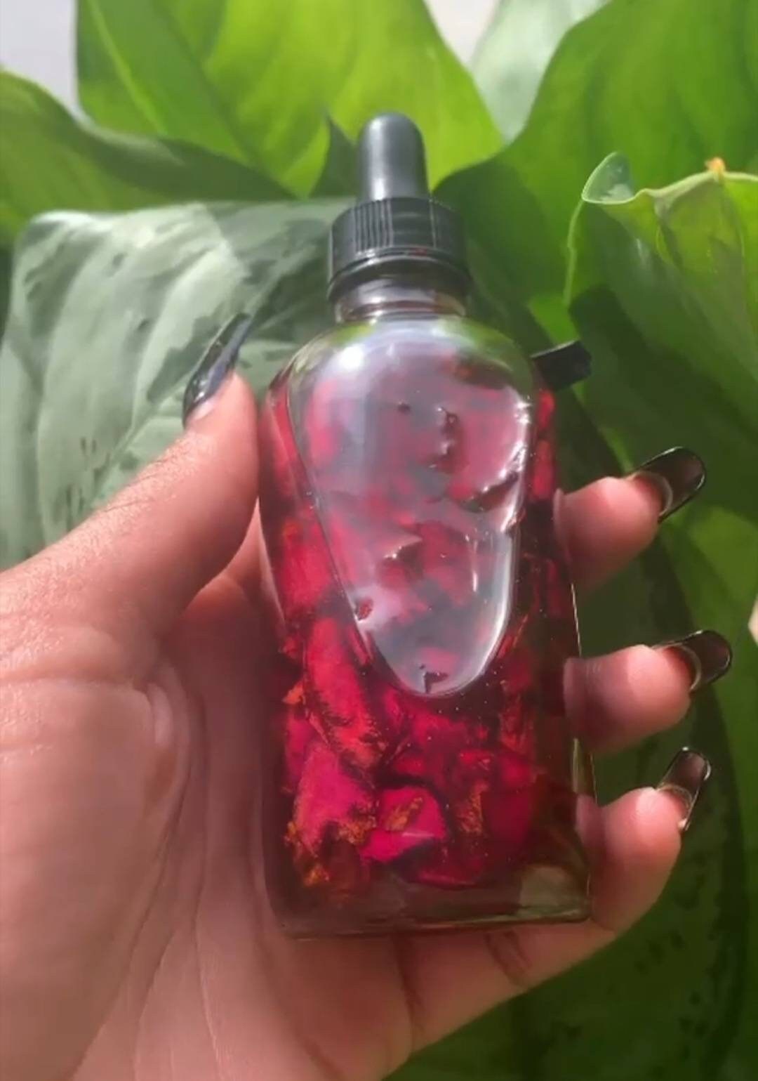 Rose Body Oil Love Oil Self Love Oil Protection Oil - Etsy