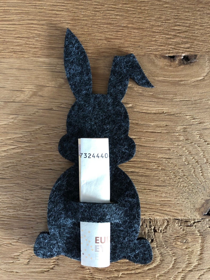 Filz Osterhase / Mitbringsel Ostern / Tischdeko Ostern / Geschenk ...