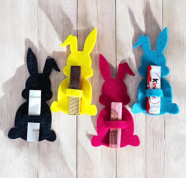 Filz Osterhase / Mitbringsel Ostern / Tischdeko Ostern / Geschenk ...