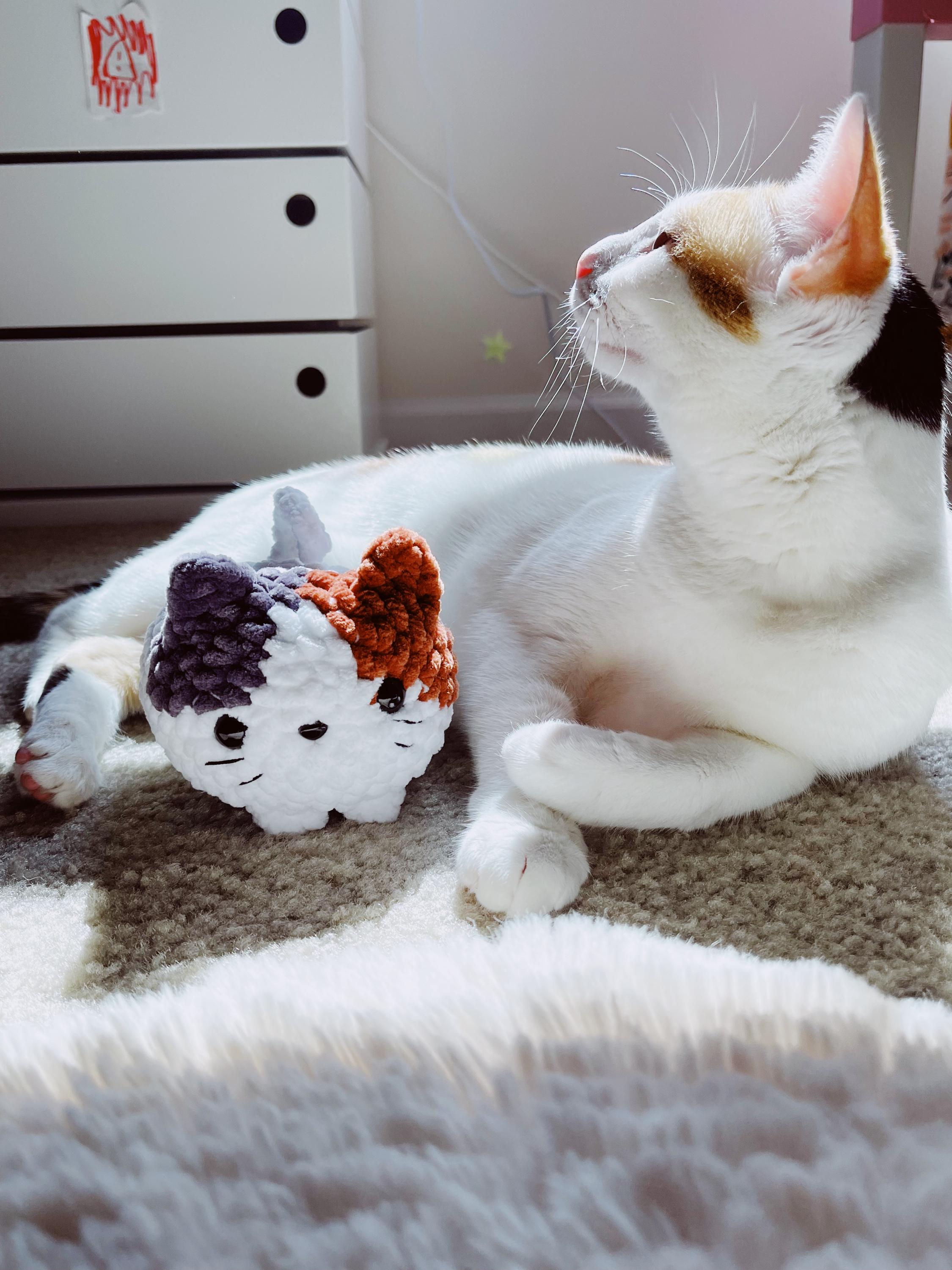 Cute Mochi Loaf Cats Amigurumi Crochet Pattern - NO SEW and Quick! - Etsy