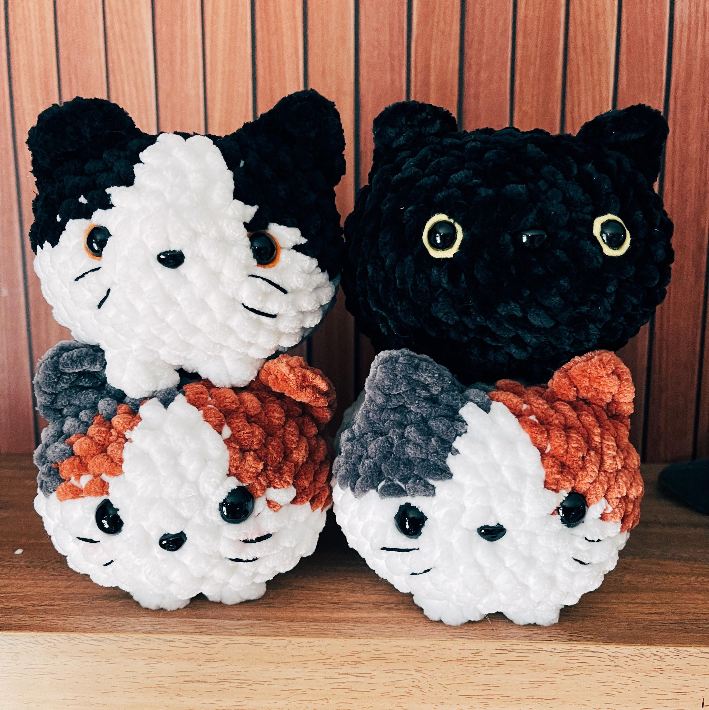 Cute Mochi Loaf Cats Amigurumi Crochet Pattern - NO SEW and Quick! - Etsy
