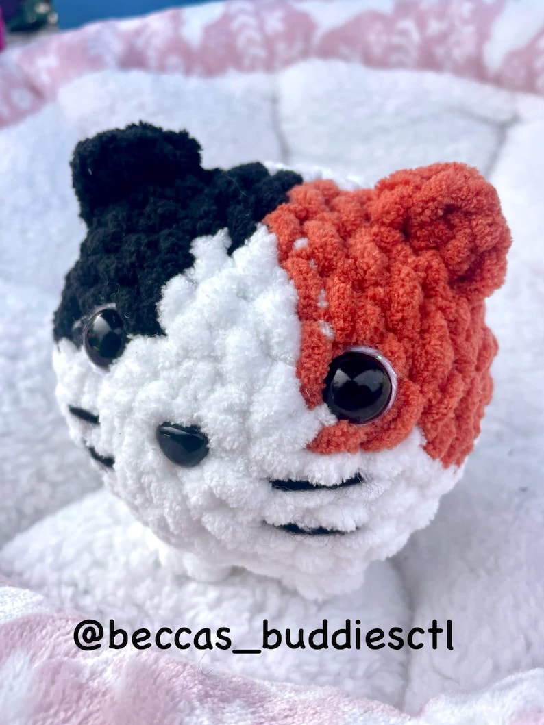 Cute Mochi Loaf Cats Amigurumi Crochet Pattern - NO SEW and Quick! - Etsy