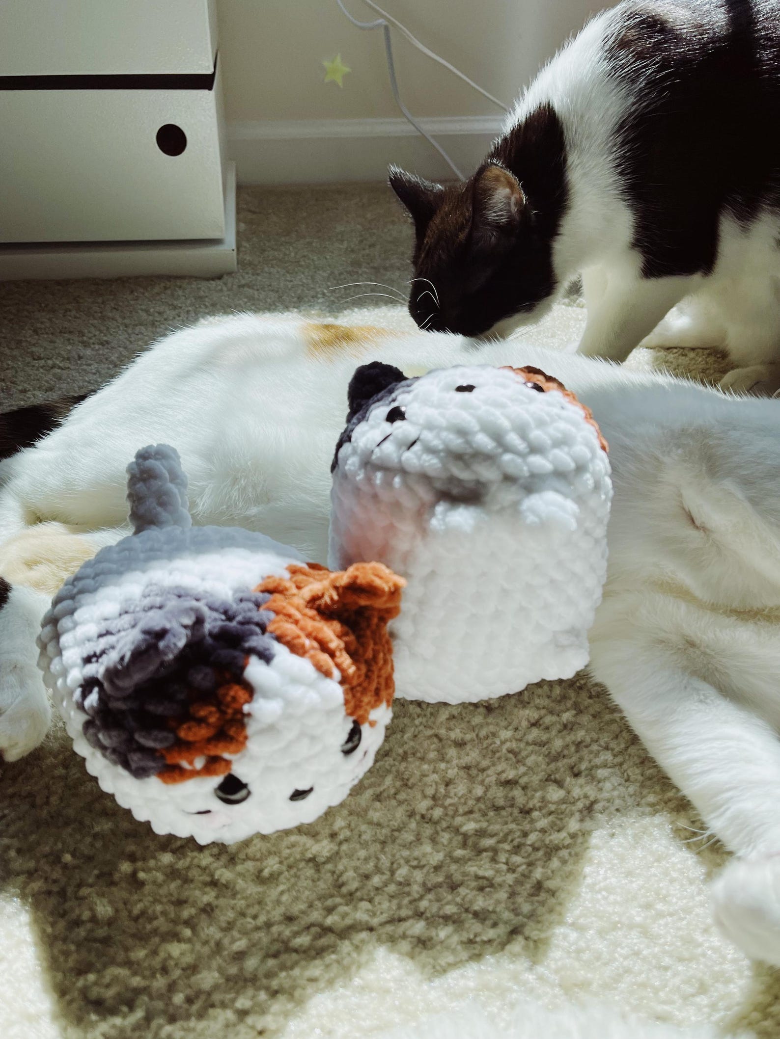Cute Mochi Loaf Cats Amigurumi Crochet Pattern - NO SEW and Quick! - Etsy