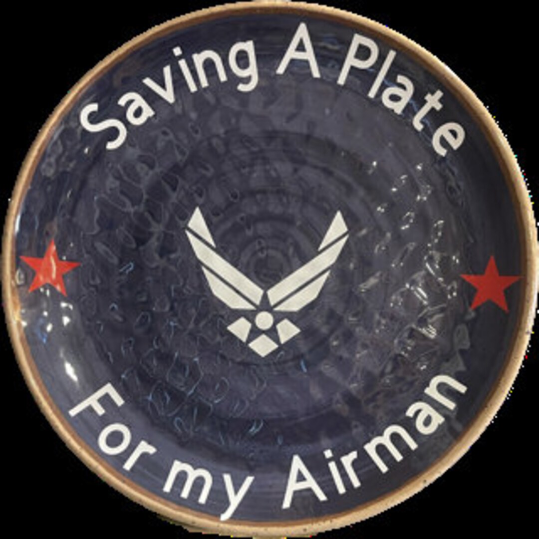 Saving a Plate for My Airman, US Military Plate, Airman Plate, Saving a ...