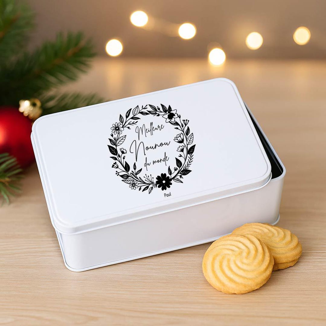 Personalized Cookie Box "best Nanny in the World" - Original Nanny Gift ...