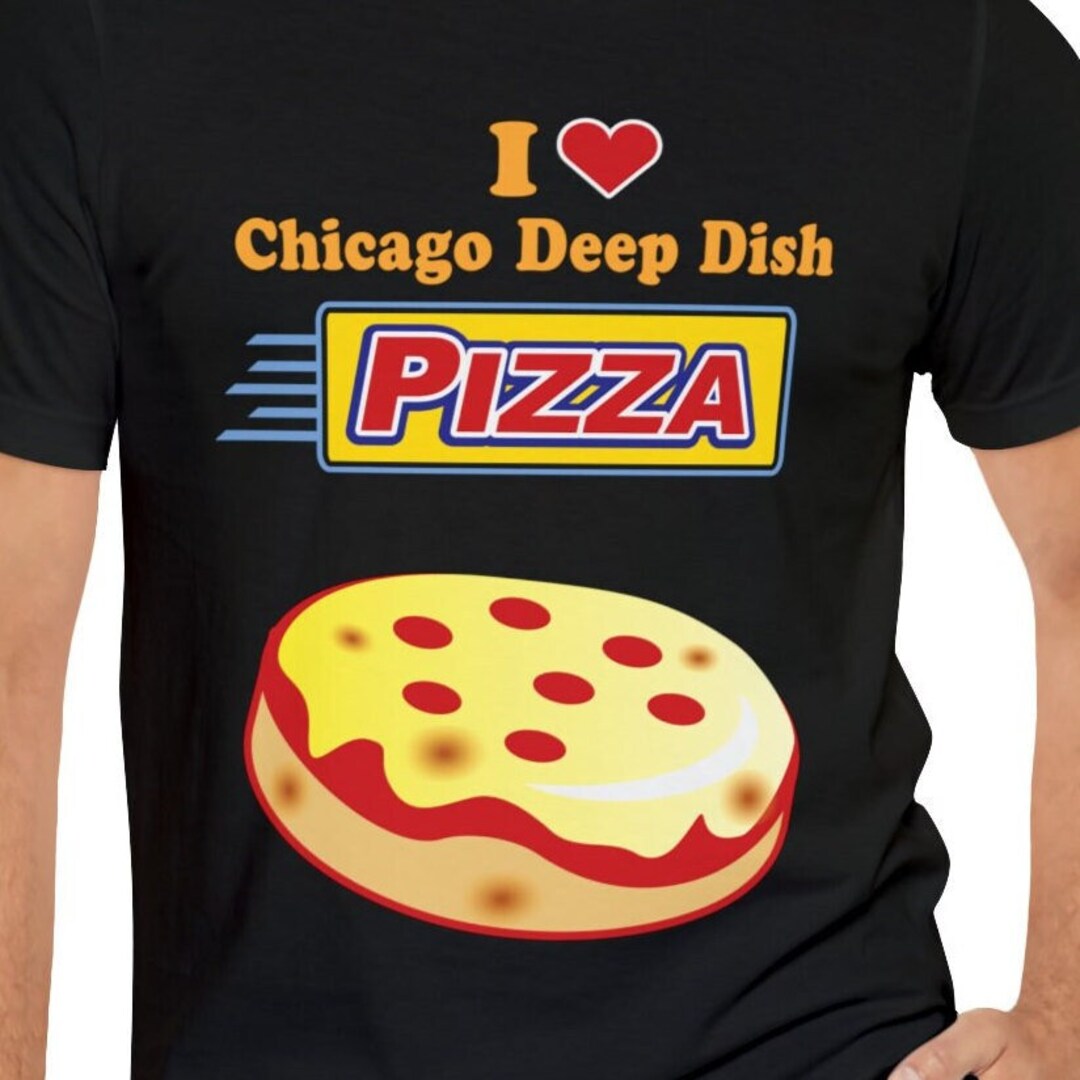 Chicago Deep Dish Pizza! I LOVE Chicago Deep Dish Pizza, Retro Pizzeria ...