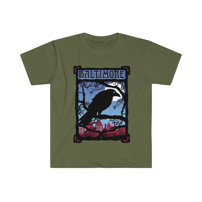 BALTIMORE RAVEN Design, Original Design Inspired by Mid Century Modern ...